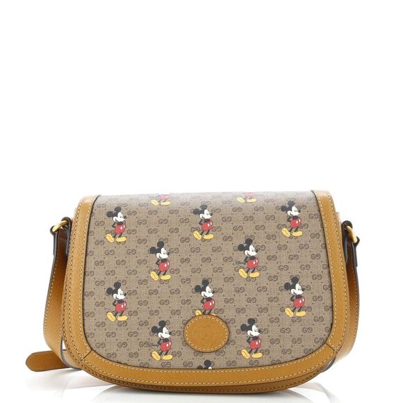 Gucci | Bags | Gucci Disney Mickey Mouse Flap Shoulder Bag Printed Mini ...